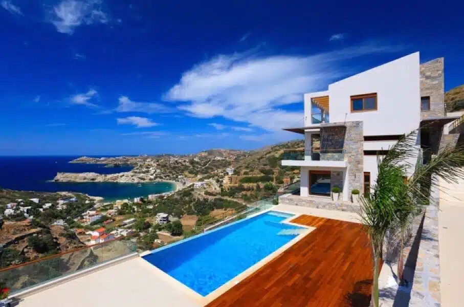 Luxury Pool Villa with sea view for Sale in Crete